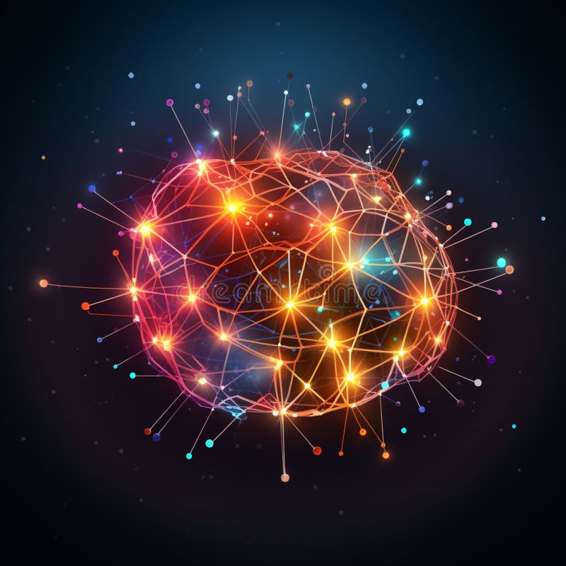 A Digital Human Brain Model Futuristic Tech Development, Human Design ...