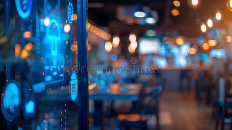 Digital Human Face Projection in a Busy Urban Setting. Generative Ai ...