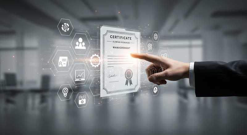 Digital Human Resources Certificate: Modern Management Achievement ...