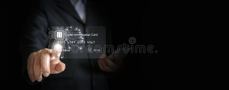 Digital ID Card, Electronic Identification. E-ID Smartcard, a Digital ...