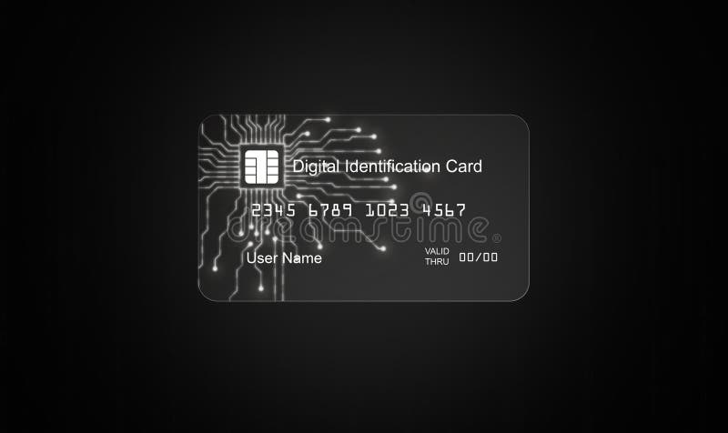 Digital ID Card, Electronic Identification. E-ID Smartcard, a Digital ...