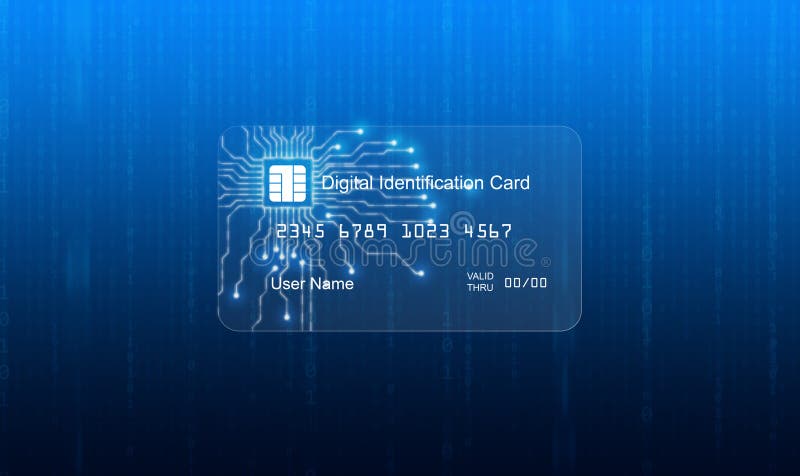 Digital ID Card, Electronic Identification. E-ID Smartcard, a Digital ...