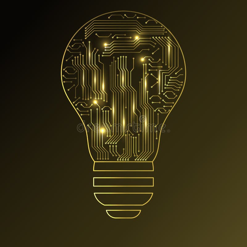 Digital Idea Head Logo Icon Design Stock Vector - Illustration of ...