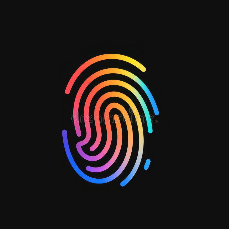 Fingerprint Scanner Logo, Identification User Id Touch Finger ...