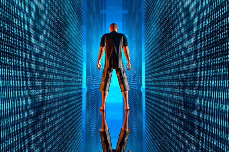 Digital identity stock illustration. Illustration of internet - 212074445