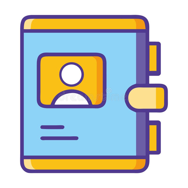 Digital Identity Secure Profile Data Icon Stock Vector - Illustration ...