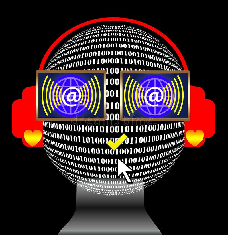 Digital Idiot stock illustration. Illustration of addict - 48524041