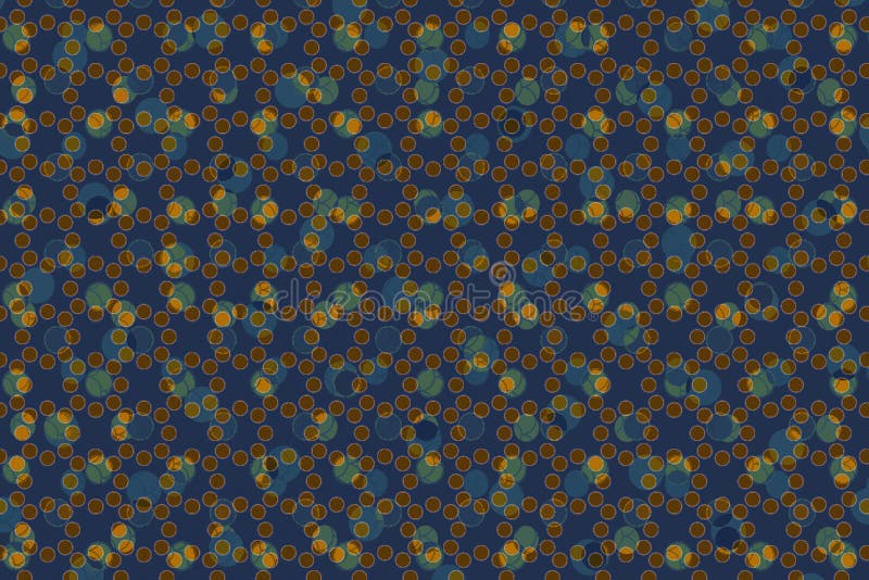 Digital Illustration of an Abstract Bright Blue Dots Background for Wallpapers Stock ...