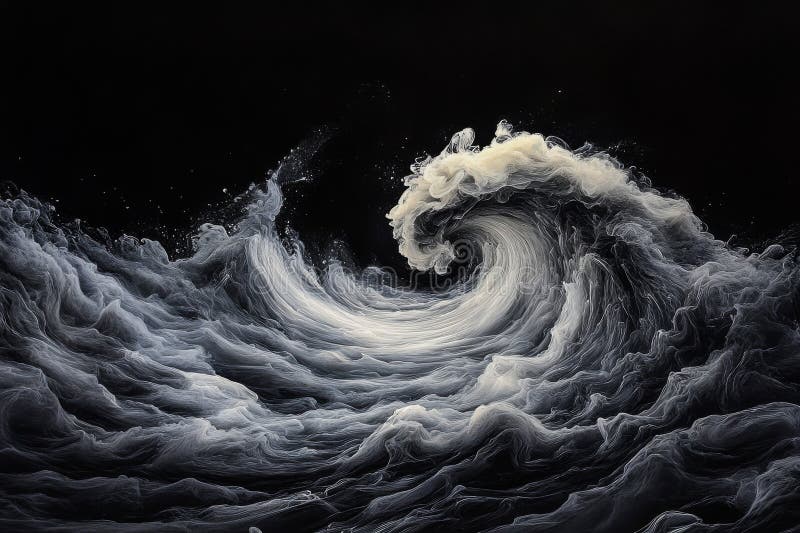 Abstract Ripples stock illustration. Illustration of motion - 351488443