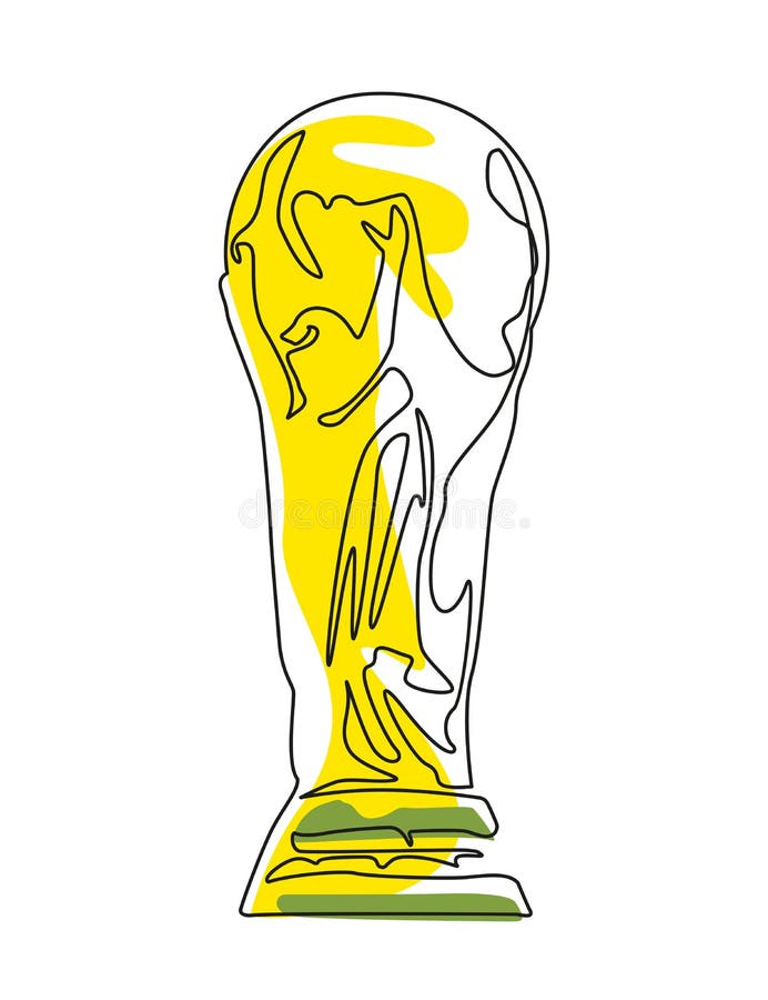 Fifa World Cup Trophy Drawing