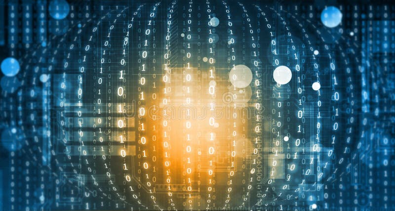 Binary background stock illustration. Illustration of blue - 124040742