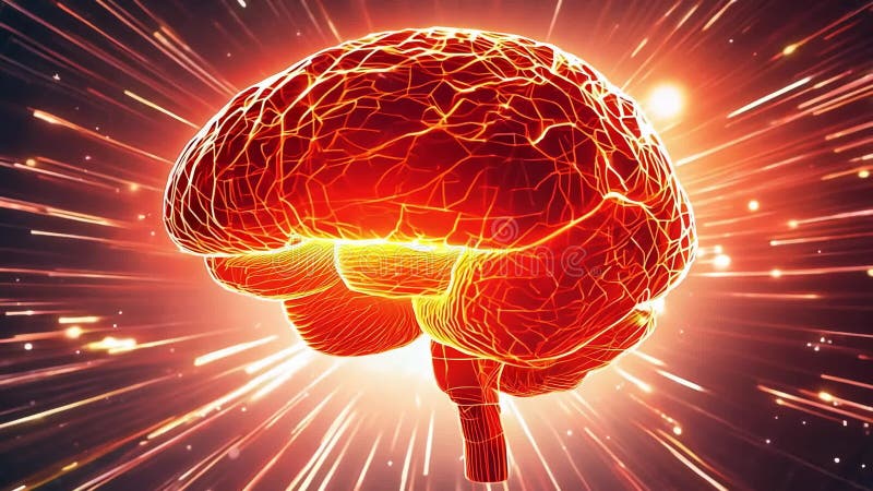 Abstract Neural Brain Design with Dynamic Energy and Light Effects for ...