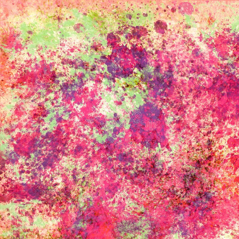 Abstract Splashes Digital Painting Stock Photo - Image of life ...