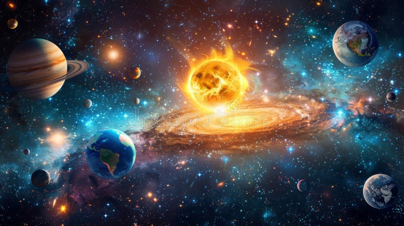 A Glowing Sun Illuminates a Distant Planetary System with Multiple ...