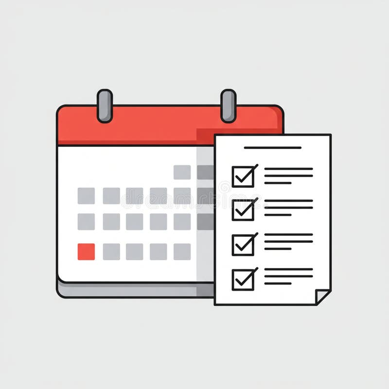 Date Checkboxes Stock Illustrations – 48 Date Checkboxes Stock ...