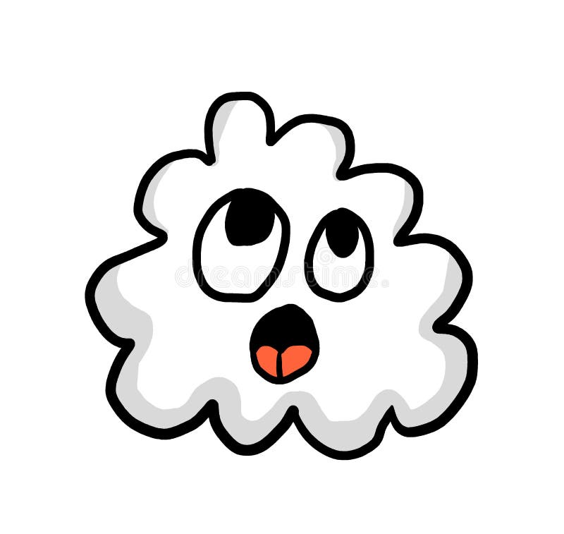 Amazed Cartoon Poop stock illustration. Illustration of isolated ...