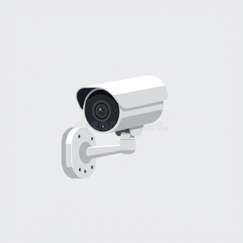 Cctv Security Camera Mounted Stock Illustrations – 2,384 Cctv Security ...