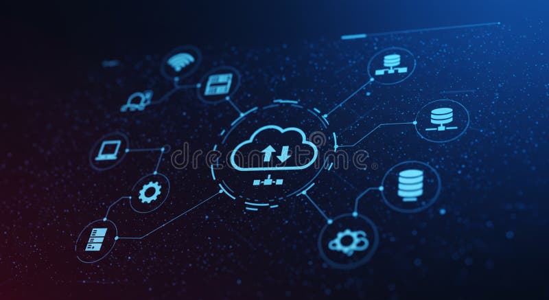 Cloud Computing Network Diagram Stock Illustrations – 16,772 Cloud Computing Network Diagram ...
