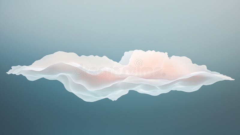 Digital Illustration Cloud Like Formation Gradient Background Stock ...