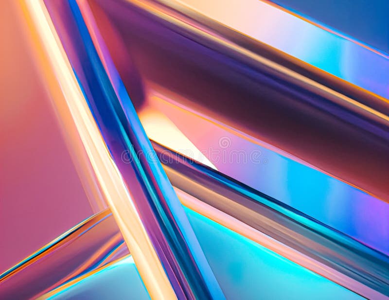 Digital Illustration of Colorful Random Diagonal Lines Stock ...