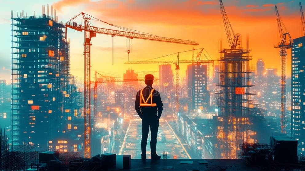 A Digital Illustration Combining Double Exposure Graphic Design To ...