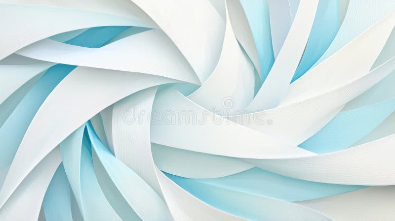 A Digital Illustration of a Complex, Abstract Pattern of Overlapping ...