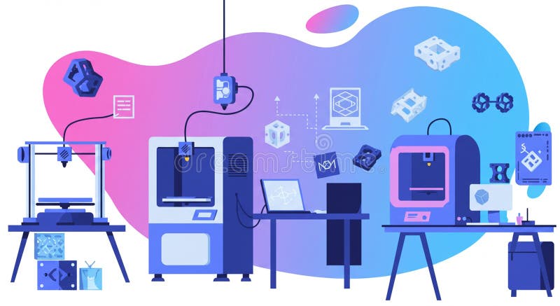 Different Printing Processes Stock Illustrations – 9 Different Printing ...