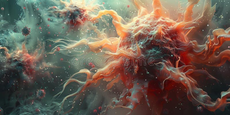 Microscopic World: a Glimpse into the Realm of Cells. Created by ...
