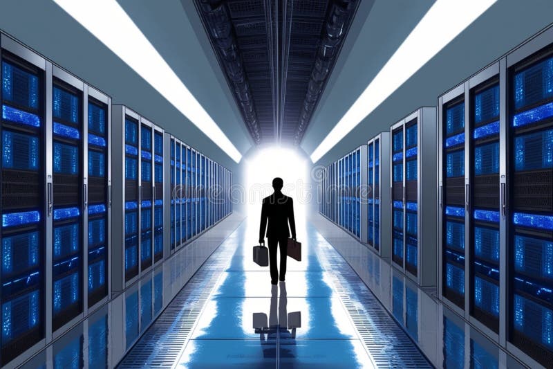 The Floor Has a Reflective, Metallic Texture, Adding To the High-tech ...