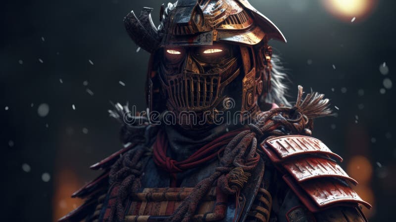 Samurai Warrior Glowing Eyes Stock Photos - Free & Royalty-Free Stock ...