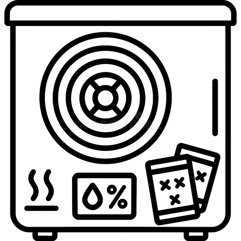 Filament Dryer Box Outline Vector AI Generated Stock Photo ...