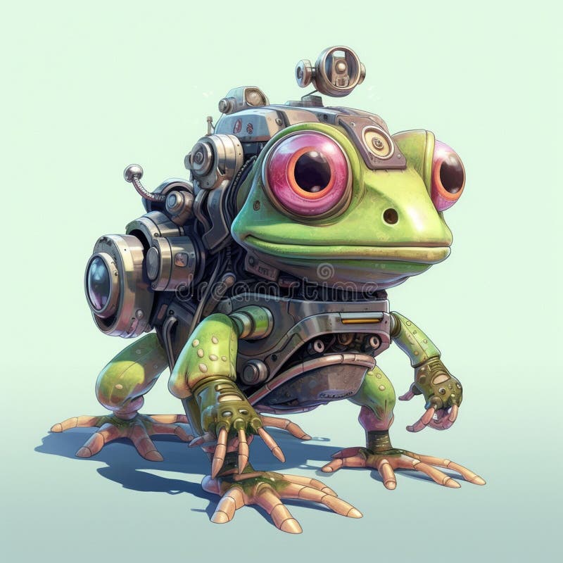 Robotic Frog Stock Illustrations – 127 Robotic Frog Stock Illustrations ...