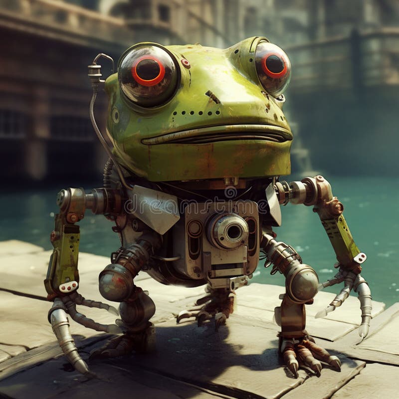 Robotic Frog Stock Illustrations – 127 Robotic Frog Stock Illustrations ...