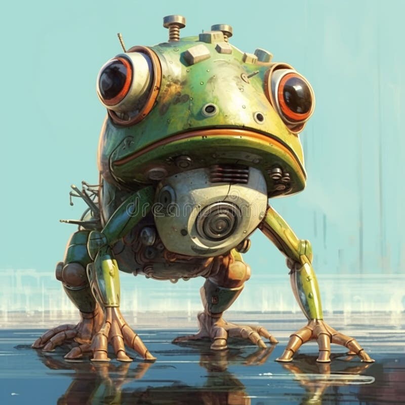 Robotic Frog Stock Illustrations – 127 Robotic Frog Stock Illustrations ...