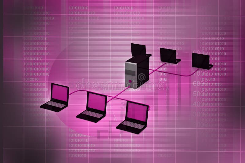 Global computer Network stock illustration. Illustration of ecommerce ...