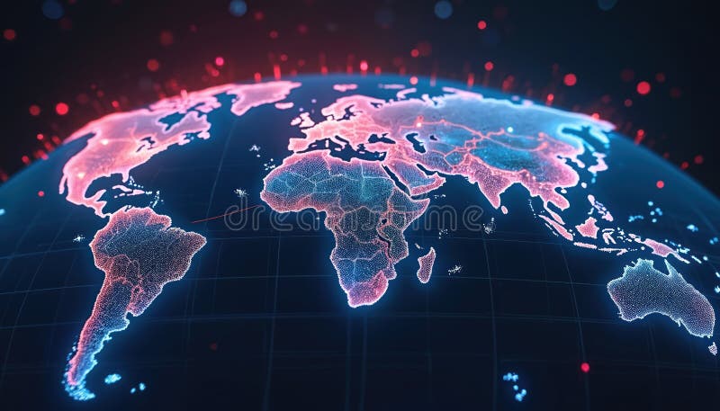 Global Economic Activity Points Stock Illustrations – 61 Global ...