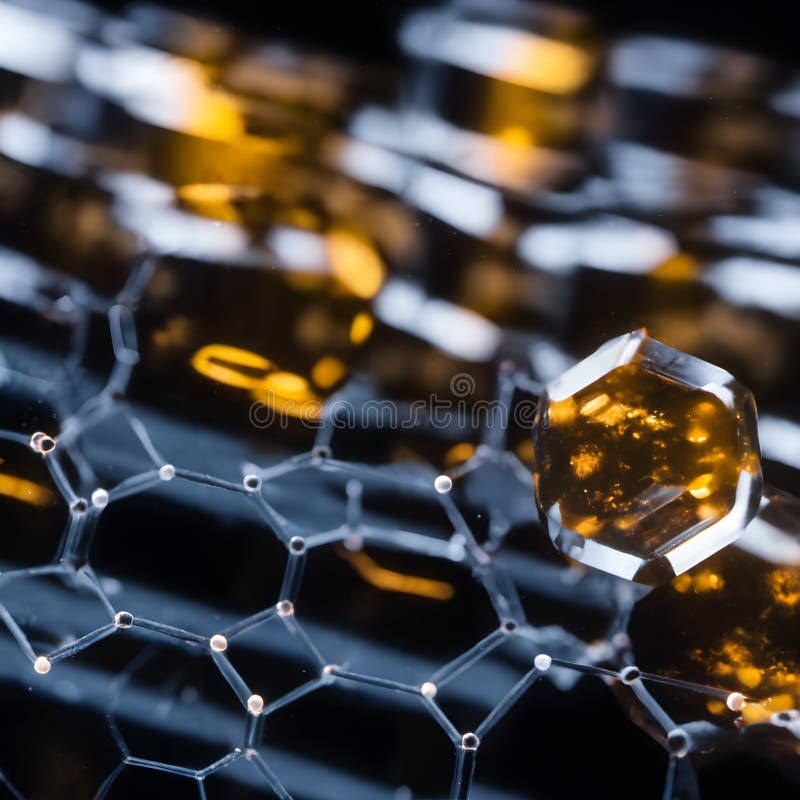 A Digital Illustration of a Nano Objects. Stock Illustration ...