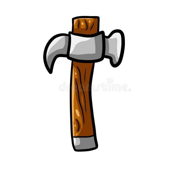 Cool hammer cartoon stock illustration. Illustration of hammer - 44105068