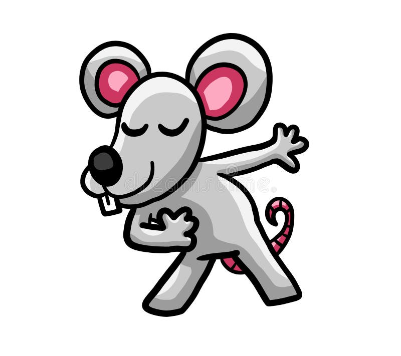 Happy Royal Mouse stock illustration. Illustration of artwork - 111497508