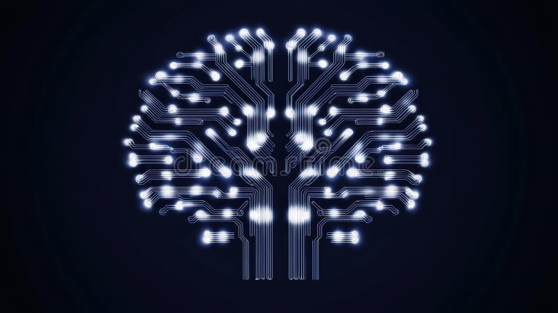 Circuit Board Brain Human Depicted Form Stock Photos - Free & Royalty ...