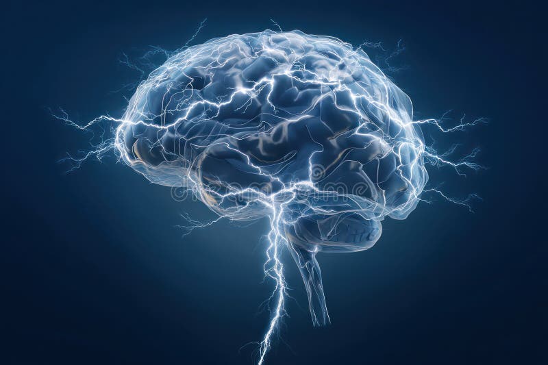 Human Brain Electrical Activity Stock Illustrations – 2,122 Human Brain ...