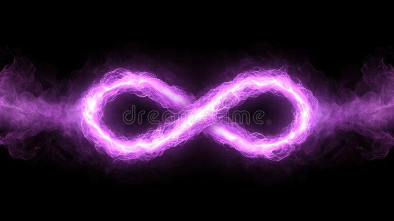 A Digital Illustration of an Infinity Symbol. Stock Photo - Image of ...
