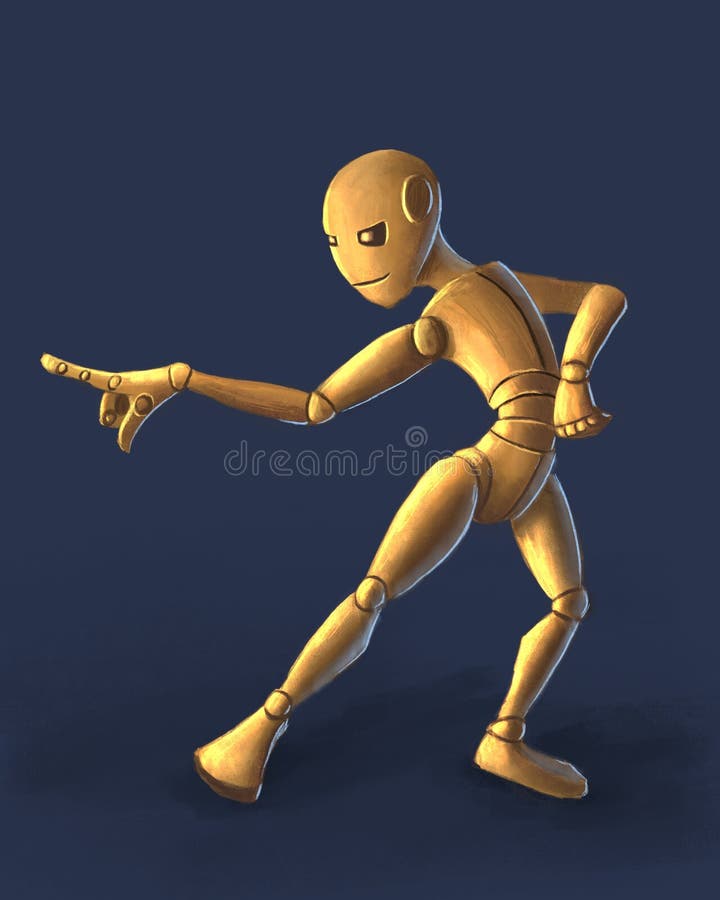 Robot Dance Gold Stock Illustrations – 99 Robot Dance Gold Stock ...