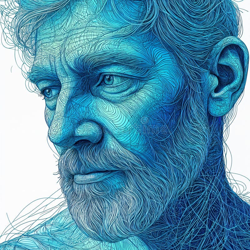 Man With Beard And Mustache Stock Illustration Illustration Of