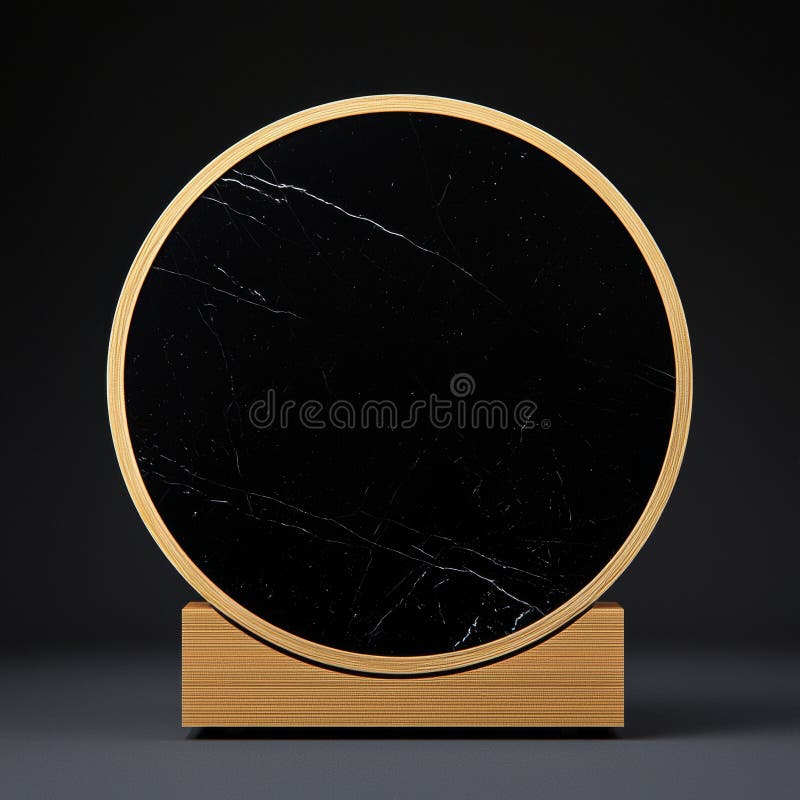 Digital Illustration: Minimalistic Round Picture Frames with Realistic ...