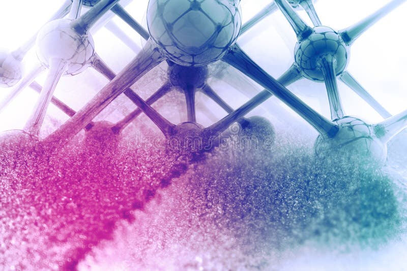 Molecule background stock illustration. Illustration of computer ...