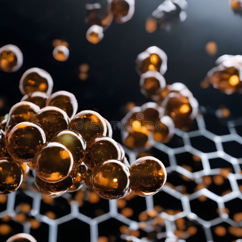 A Digital Illustration of a Nano Objects. Stock Illustration ...