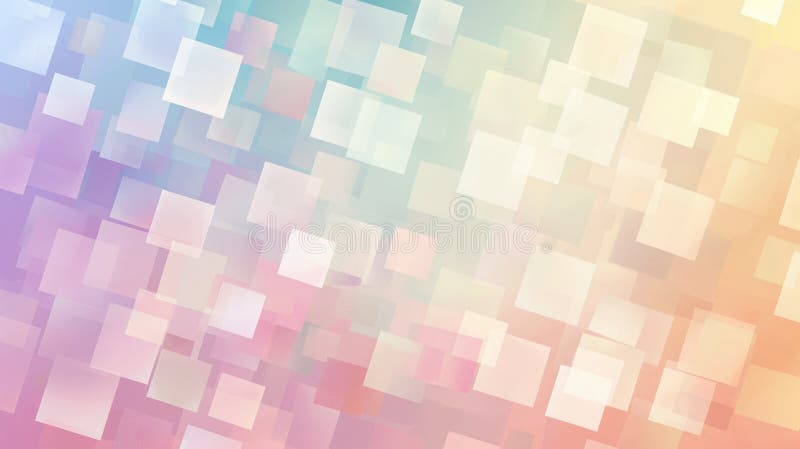 Digital Illustration of Pastel Gradient Background with Abstract ...