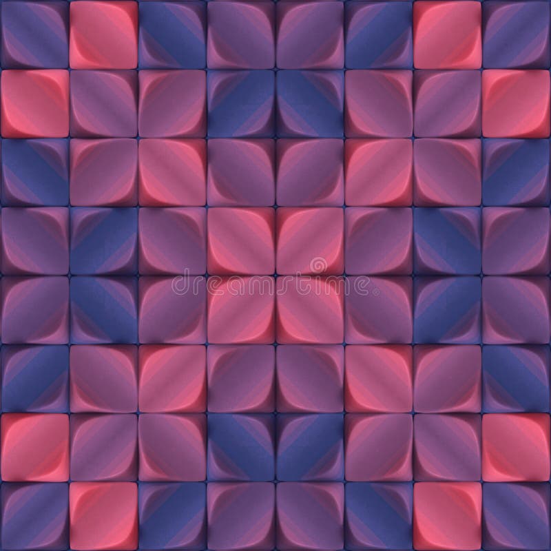 Digital Illustration of a Pattern Consisting of a Grid of Interlocking ...