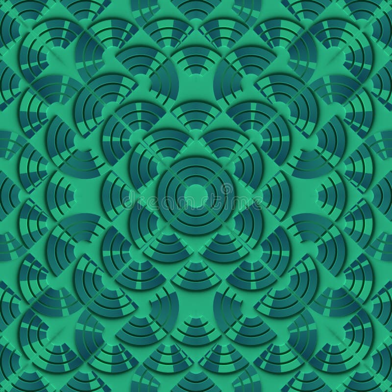 Digital Illustration Of A Pattern With A Repeating Motif Of Lines And